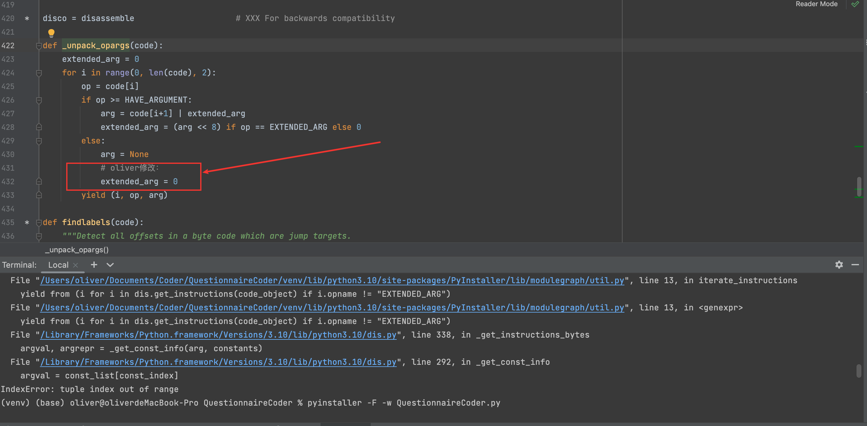 使用Pywebio生成.exe文件时候，报错：IndexError: tuple index out of range_python程序打包成exe pyinstaller ...