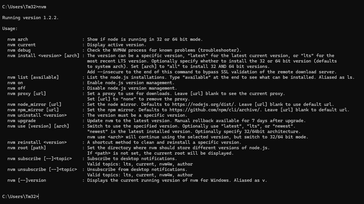 windows使用nvm动态的切换node版本_win动态切换nodejs版本-CSDN博客