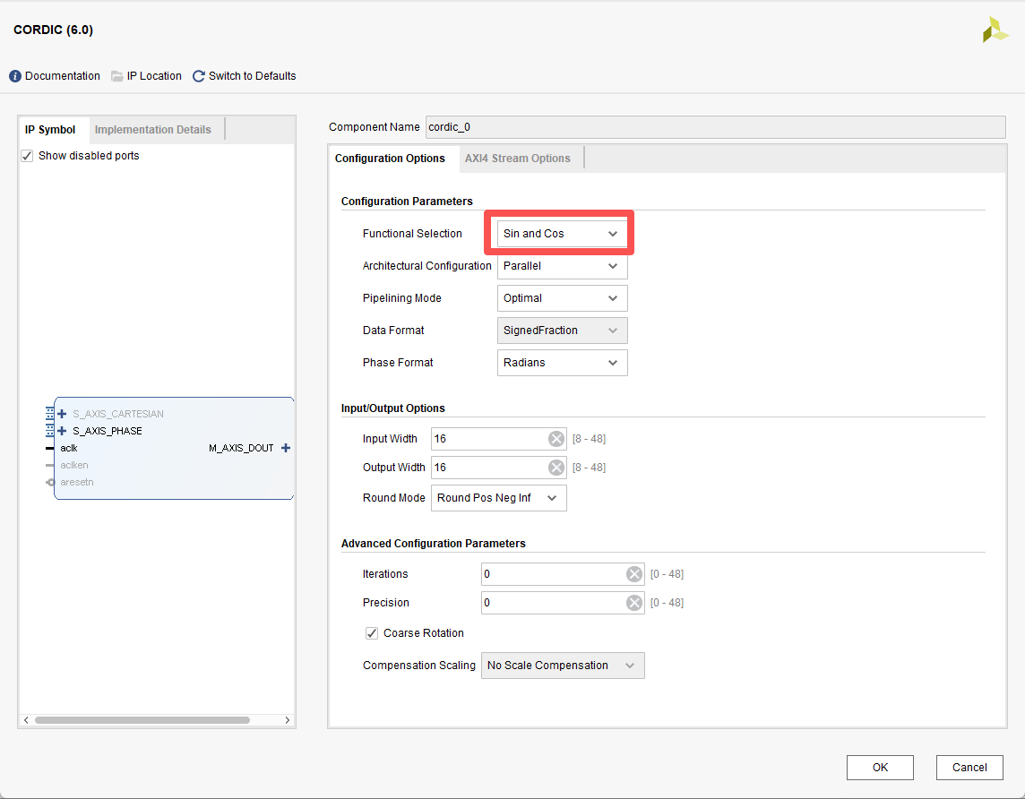 一个无比简单的vivado cordic ip核sin和cos计算_vivado cordic ip 实现 cos-CSDN博客
