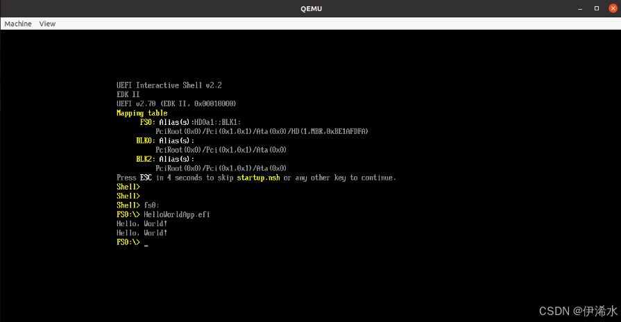 UEFI学习之第一个应用程序“HelloWorld”_uefi启动hello world-CSDN博客