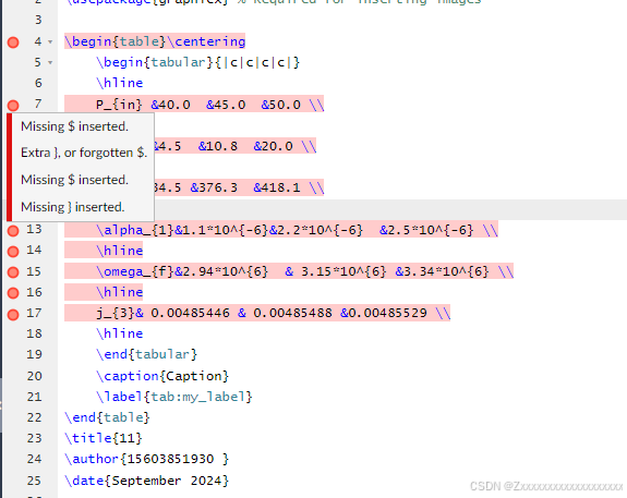 overleap显示missing $ inserted-CSDN博客