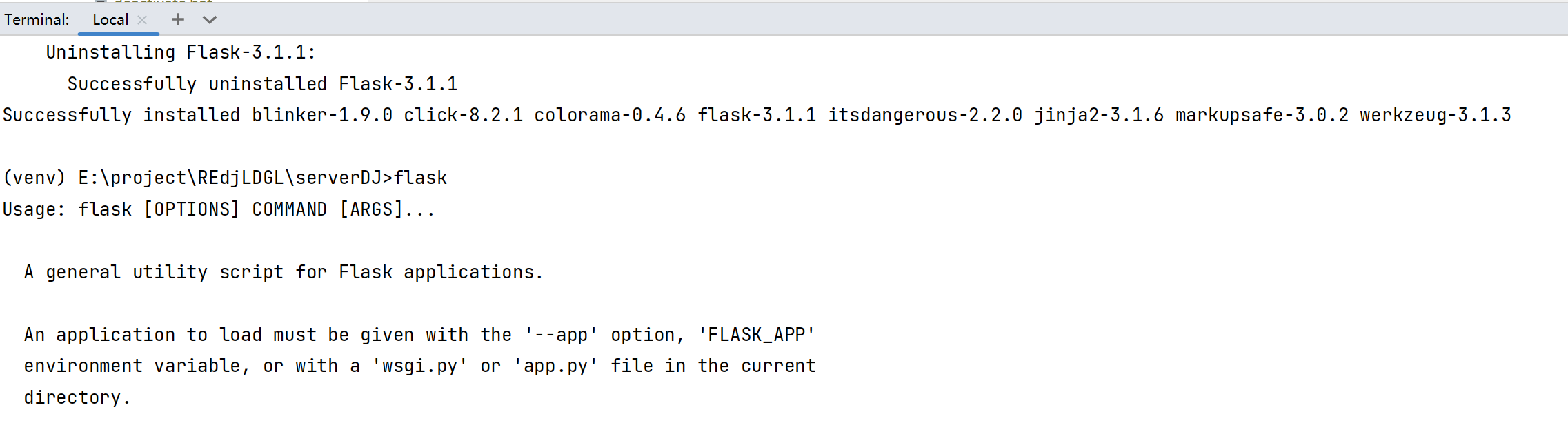 flask项目迁移后，在新路径下python报Fatal error in launcher: Unable to create process using错误的问题解决_迁移python后 ...