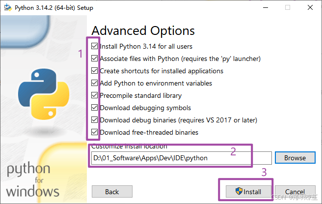 2026年Python3.14.x安装与环境配置保姆级教程（Windows版）_python3.14安装教程-CSDN博客