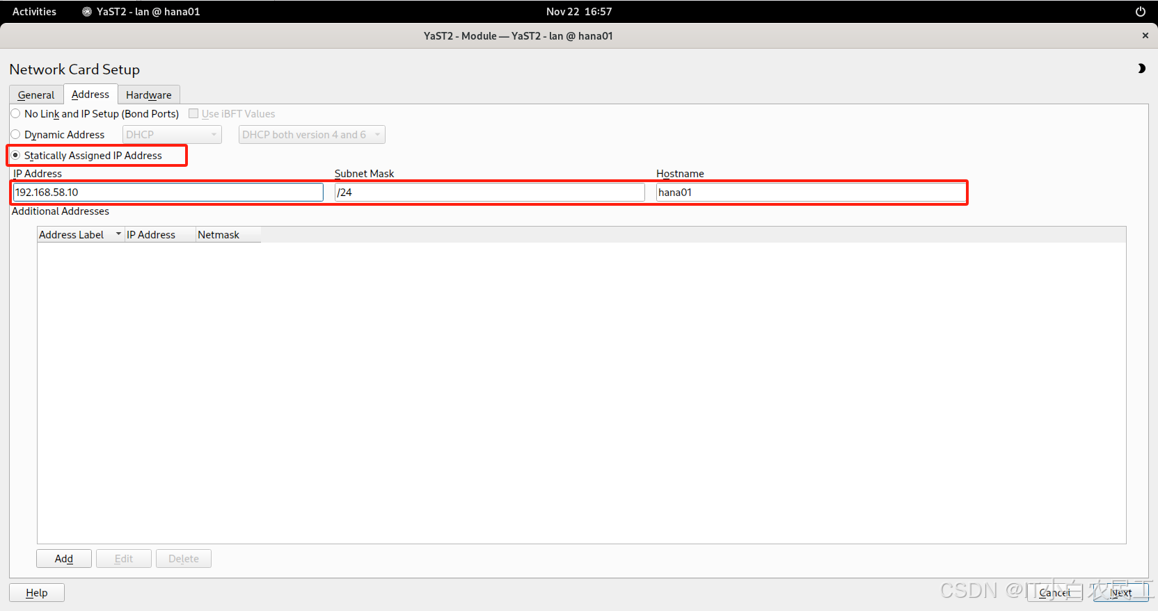 VMware SUSE Linux设置网络_suse配置网络-CSDN博客
