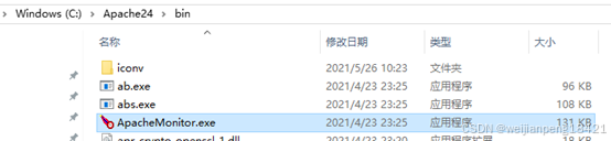 Windows环境下使用不同端口同时安装多个Apache htttpd服务与站点配置（前端项目快速发布）_apache windows-CSDN博客