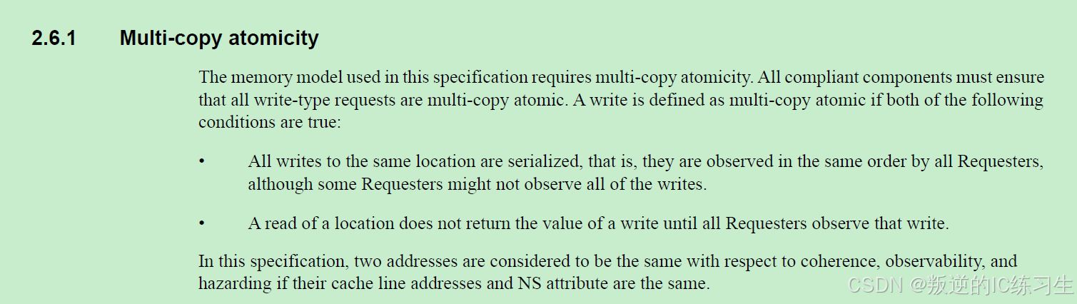 CHI Order 的理解-CSDN博客