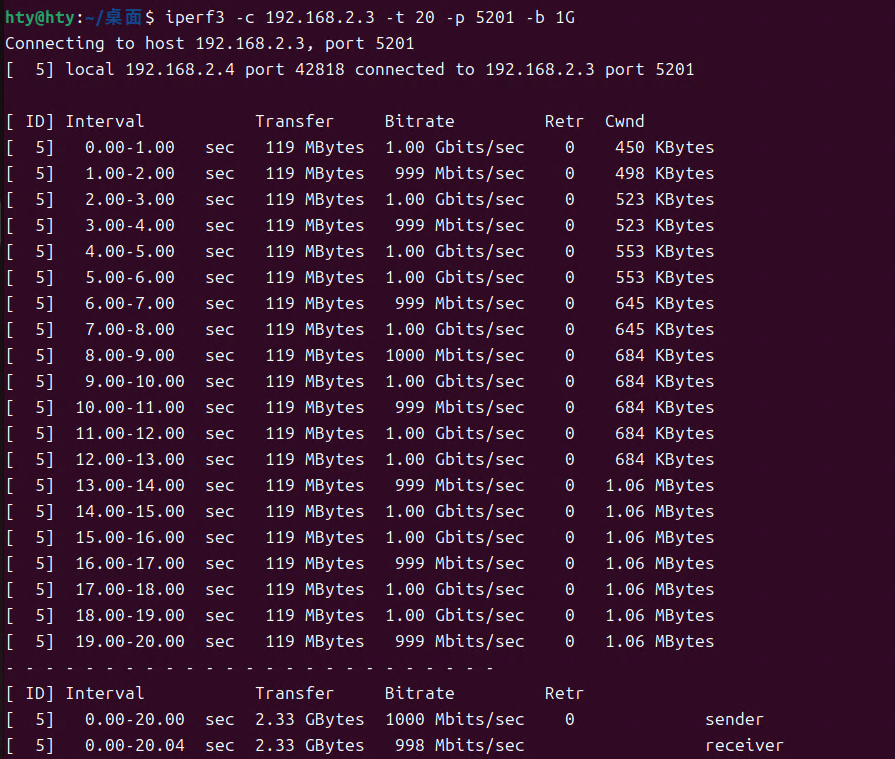iperf3简单25G光模块测试_iperf测试光网络-CSDN博客