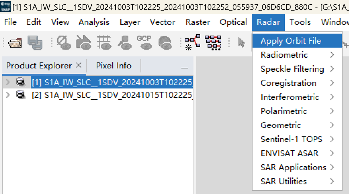Sentinel-1 SLC影像生成DEM数据（SNAP）_snap用s-1 back geocoding配准后的图像binds里 ...