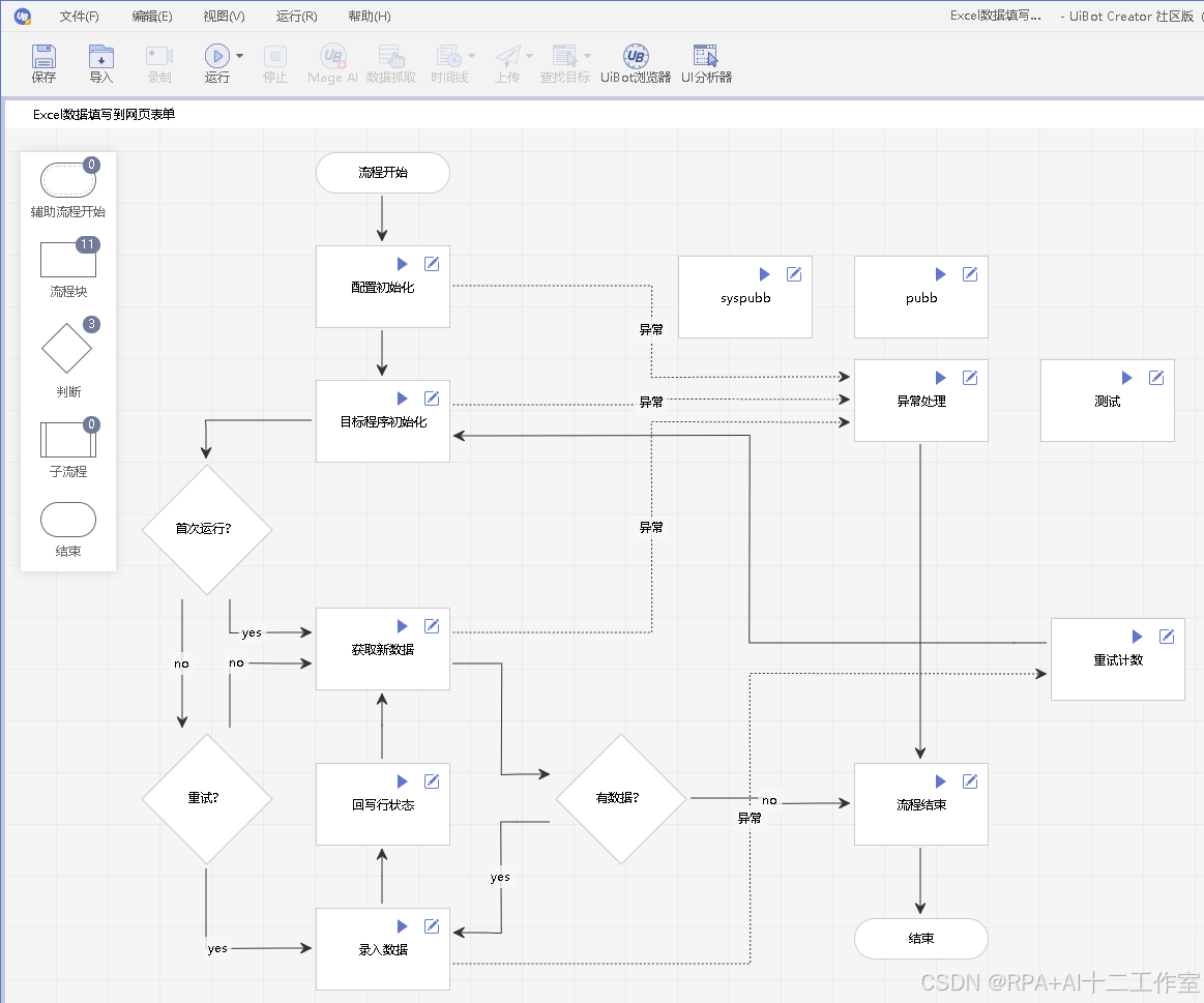 Uibot Excel数据填写到网页表单_uibot excel自动填写网页表单-CSDN博客