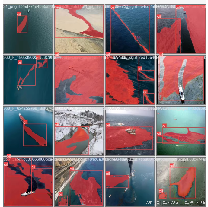 基于yolov8的海面石油泄露检测实例分割完整含数据集 使用深度学习框架如pytorch或tensorflow，基于yolo系列的模型结构，进行训练来实现目标检测yolo海面 Csdn博客