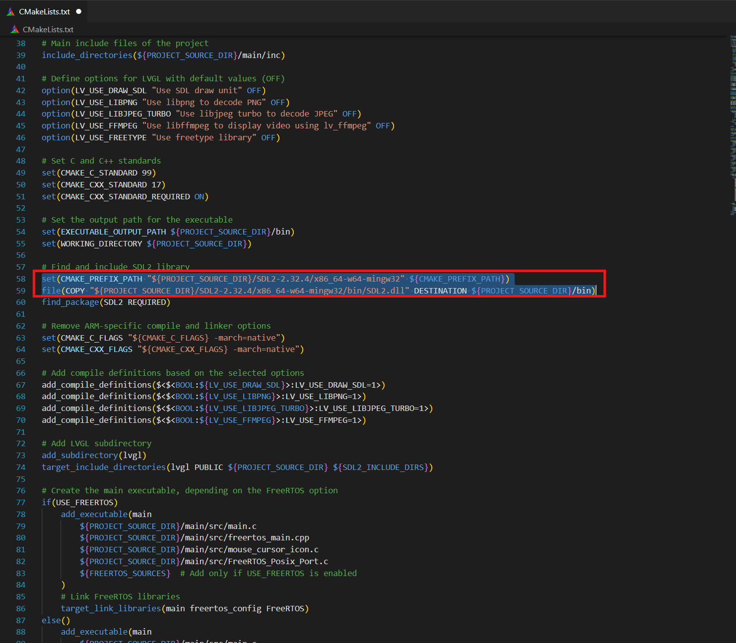 在Windows上用VSCode搭建LVGL9的模拟环境 — 编译、断点调试、运行LVGL9工程_vscode lvgl 环境安装-CSDN博客
