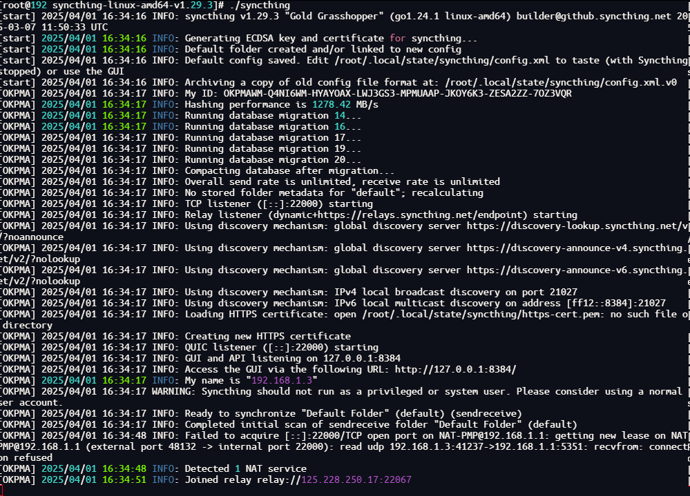 Linux 搭建 Syncthing_syncthing linux-CSDN博客