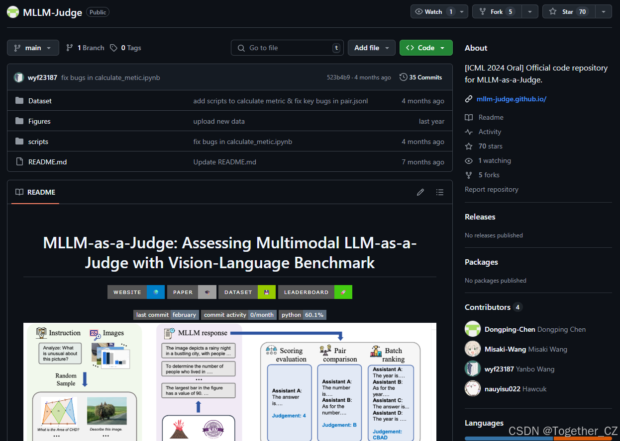 MLLM-as-a-Judge: Assessing Multimodal LLM-as-a-Judge with Vision-Language Benchmark评估多模态大型语言模型当 ...