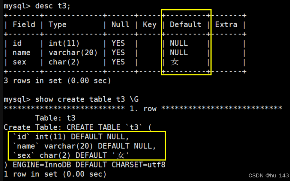 MySQL——表的约束_mysql not null default-CSDN博客