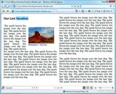 WPF使用流文档灵活地显示内容_wpf flowdocument-CSDN博客
