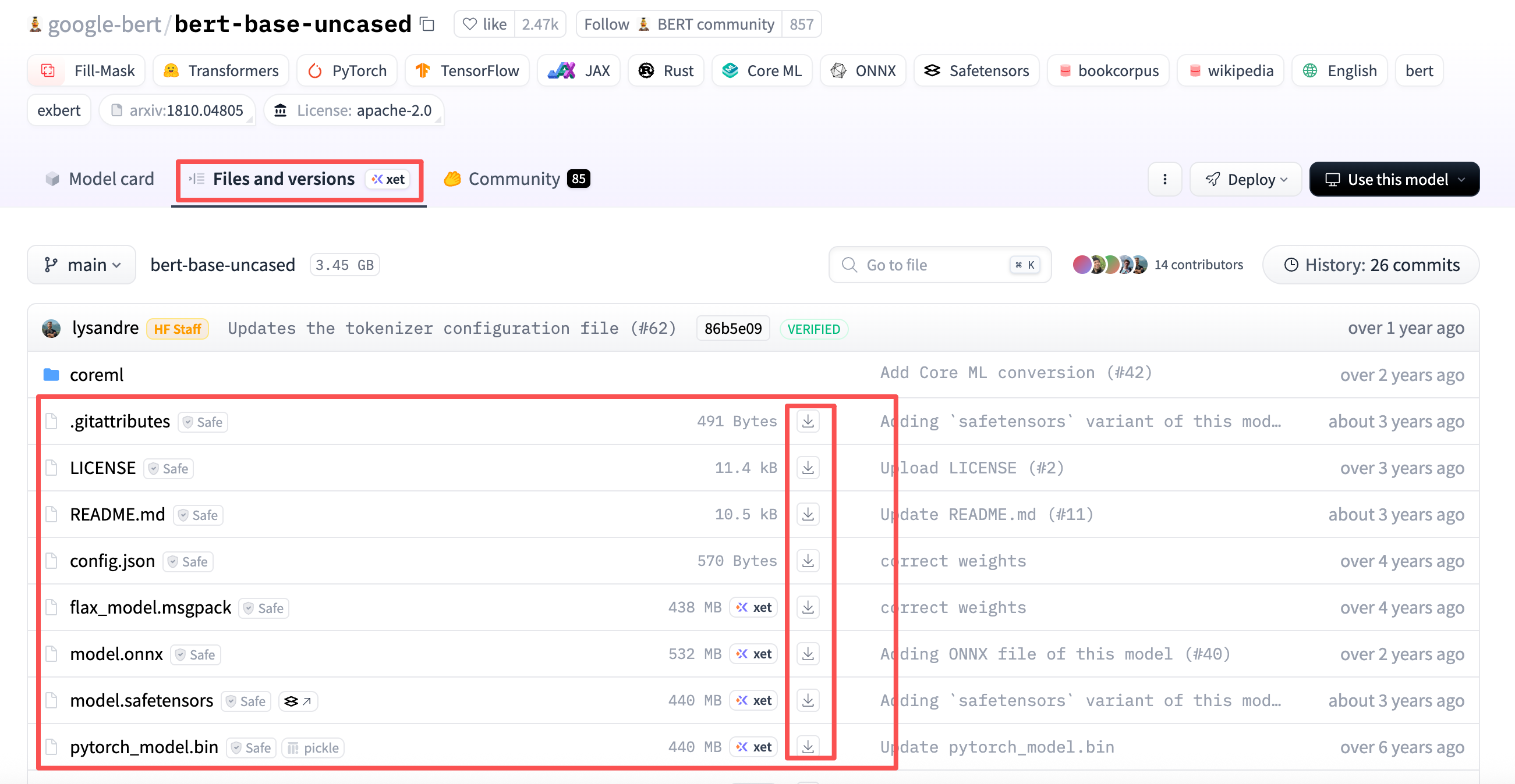 Hugging Face 下载和加载预训练BERT模型的步骤-CSDN博客