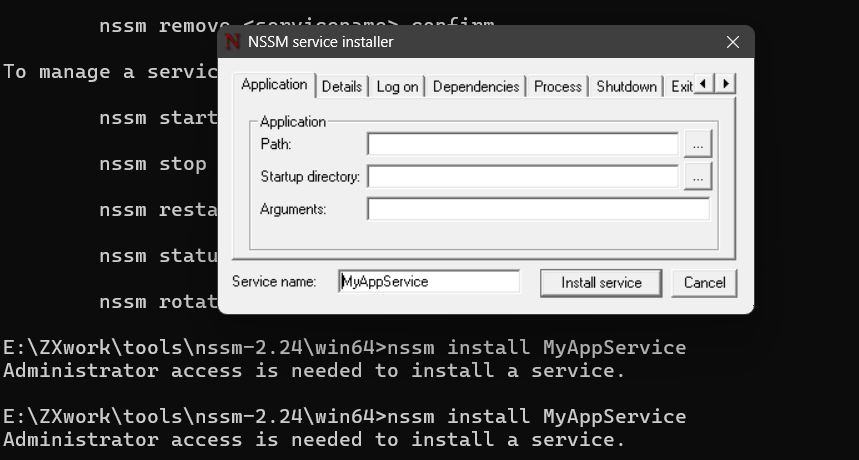 NSSM 使用指南：几分钟把你的程序变成 Windows 服务-CSDN博客