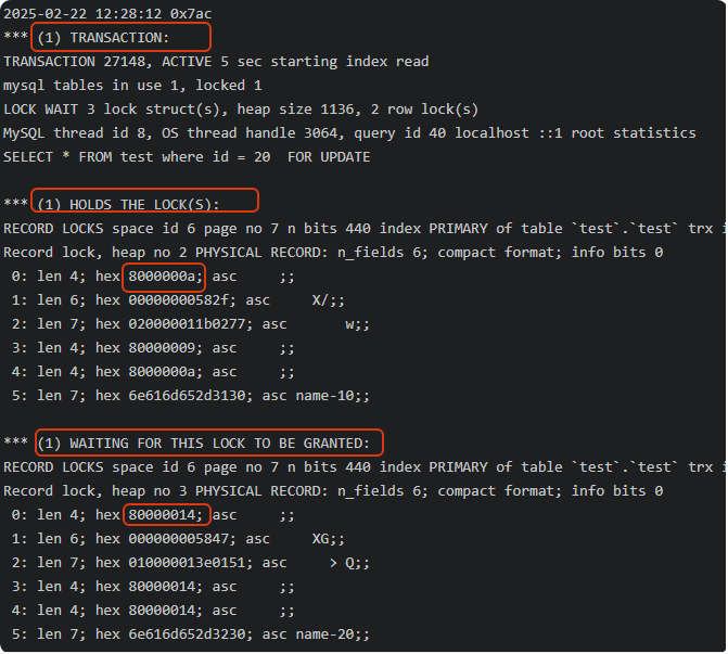 mysql-处理死锁_latest detected deadlock-CSDN博客