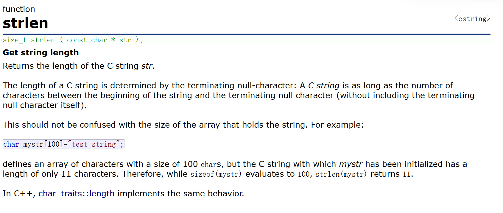 strlen函数的应用和三种模拟实现-CSDN博客