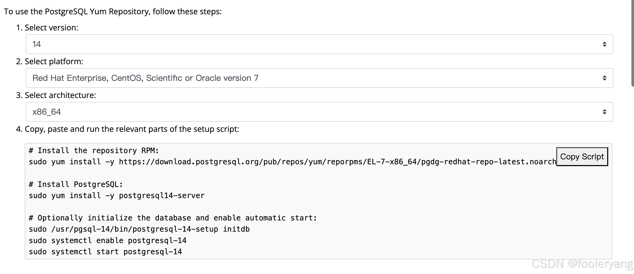 centos 7 安装PostgreSQL并创建用户进行远程连接_postgresql centos7-CSDN博客
