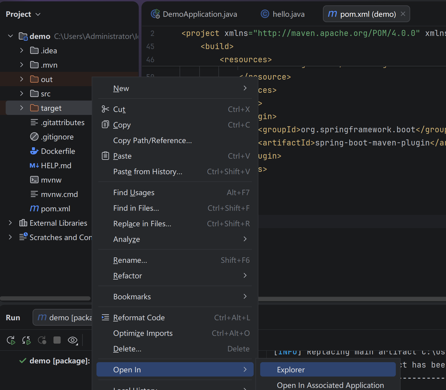 第二步：使用docker部署一个spring boot hello world_idea用dockerfile打包一个java的hello ...