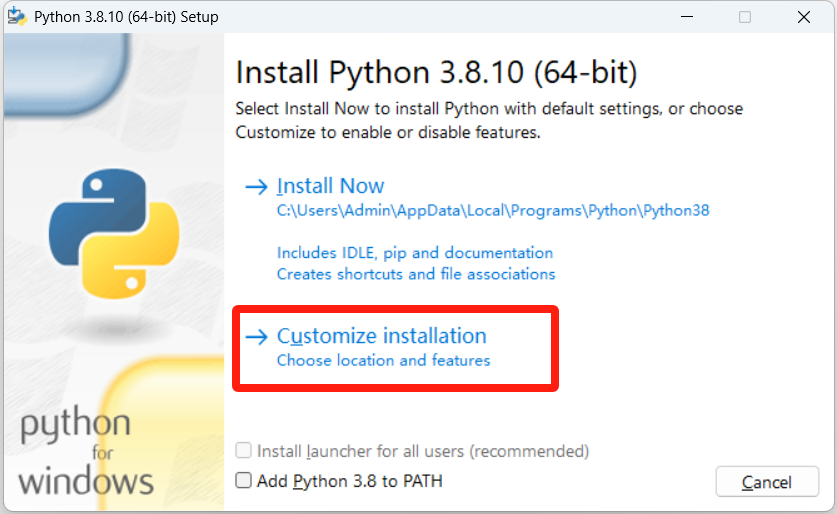 在Windows安装不同版本的Python_win11安装python3.8-CSDN博客