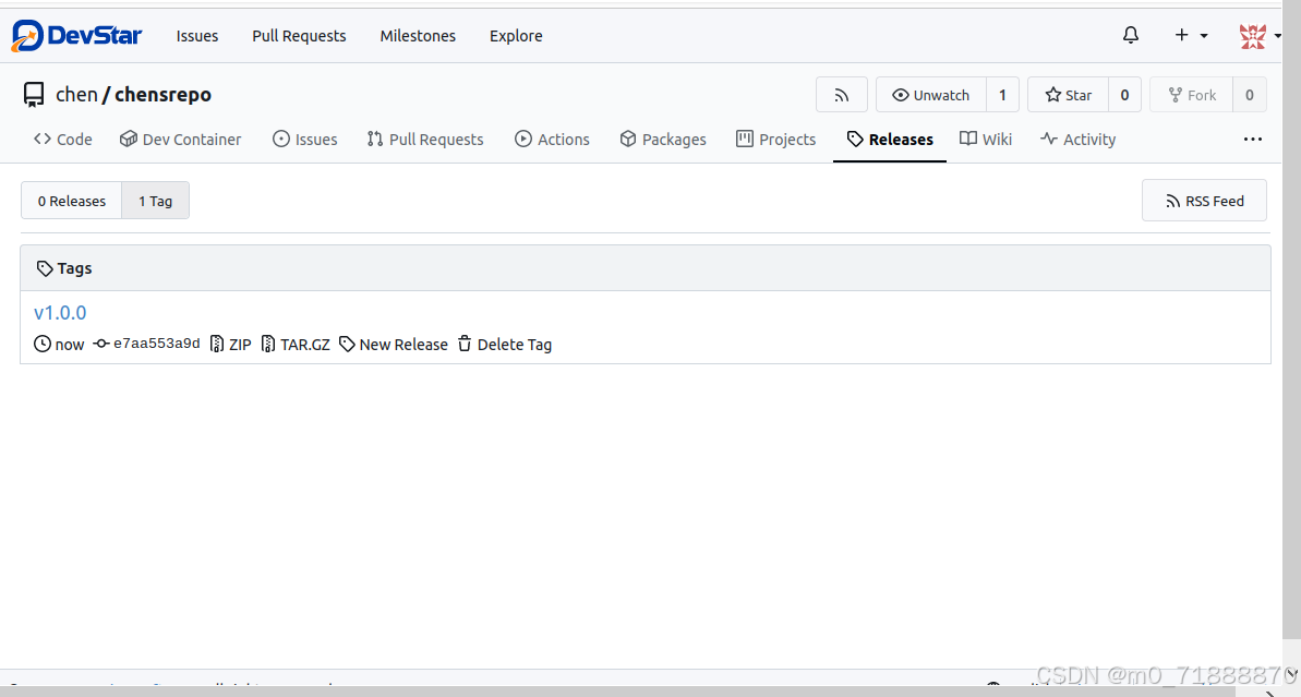 使用DevStar搭建git托管平台与git基本使用-CSDN博客