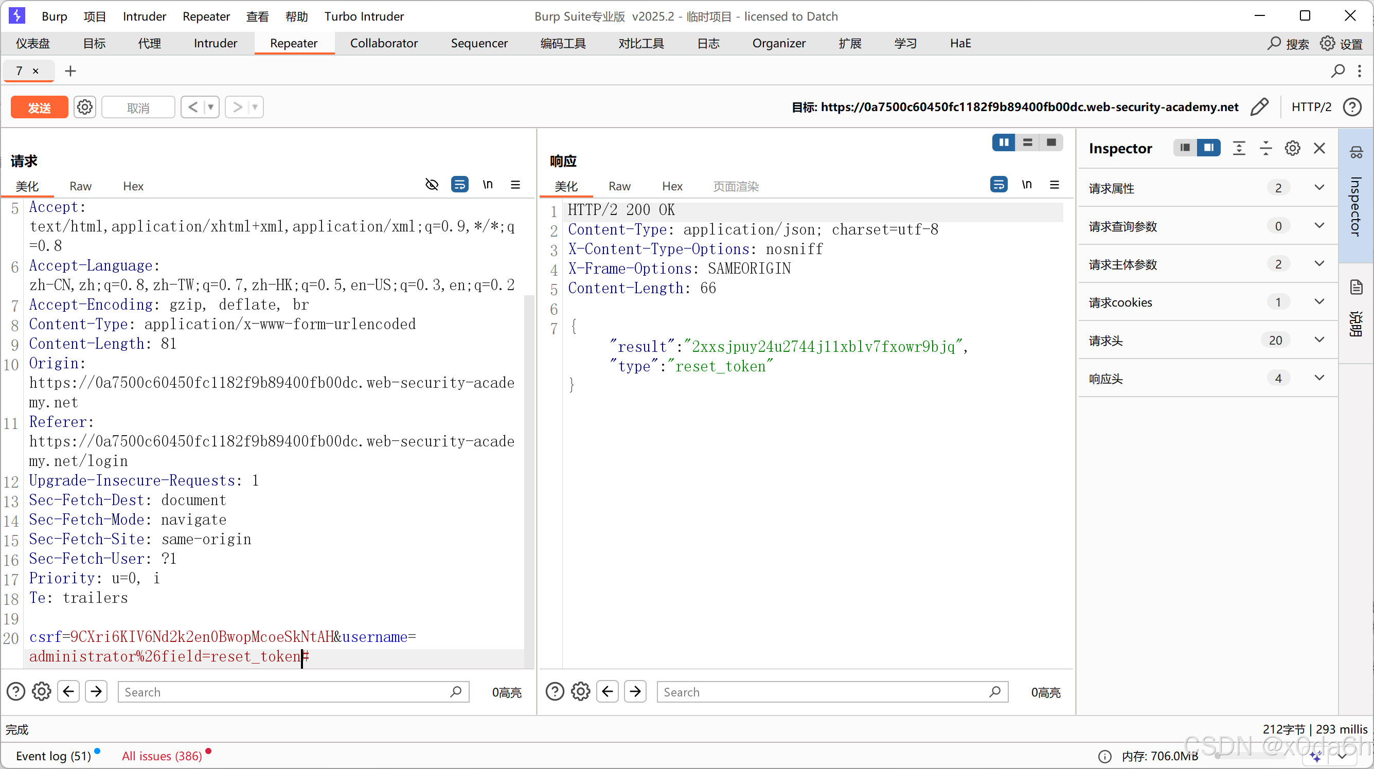 PortswiggerLab：Exploiting server-side parameter pollution in a query string_lab: exploiting ...