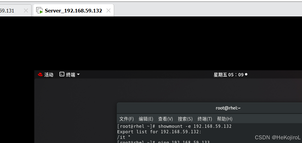 Linux客户端 使用showmount -e ＜nfs服务器端ip＞ 报错 clnt create:RPC:Unable to receive_clnt create rpc unable ...