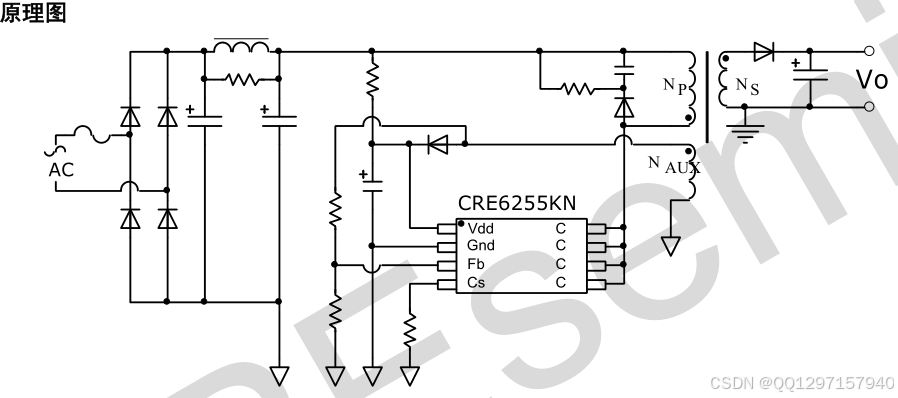 CRE6255KQ 电源原理图-CSDN博客