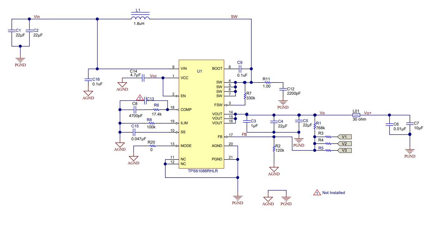 TPS-61088升压板-3.7V升压到9V电源板_tps61088升压电路图原理-CSDN博客