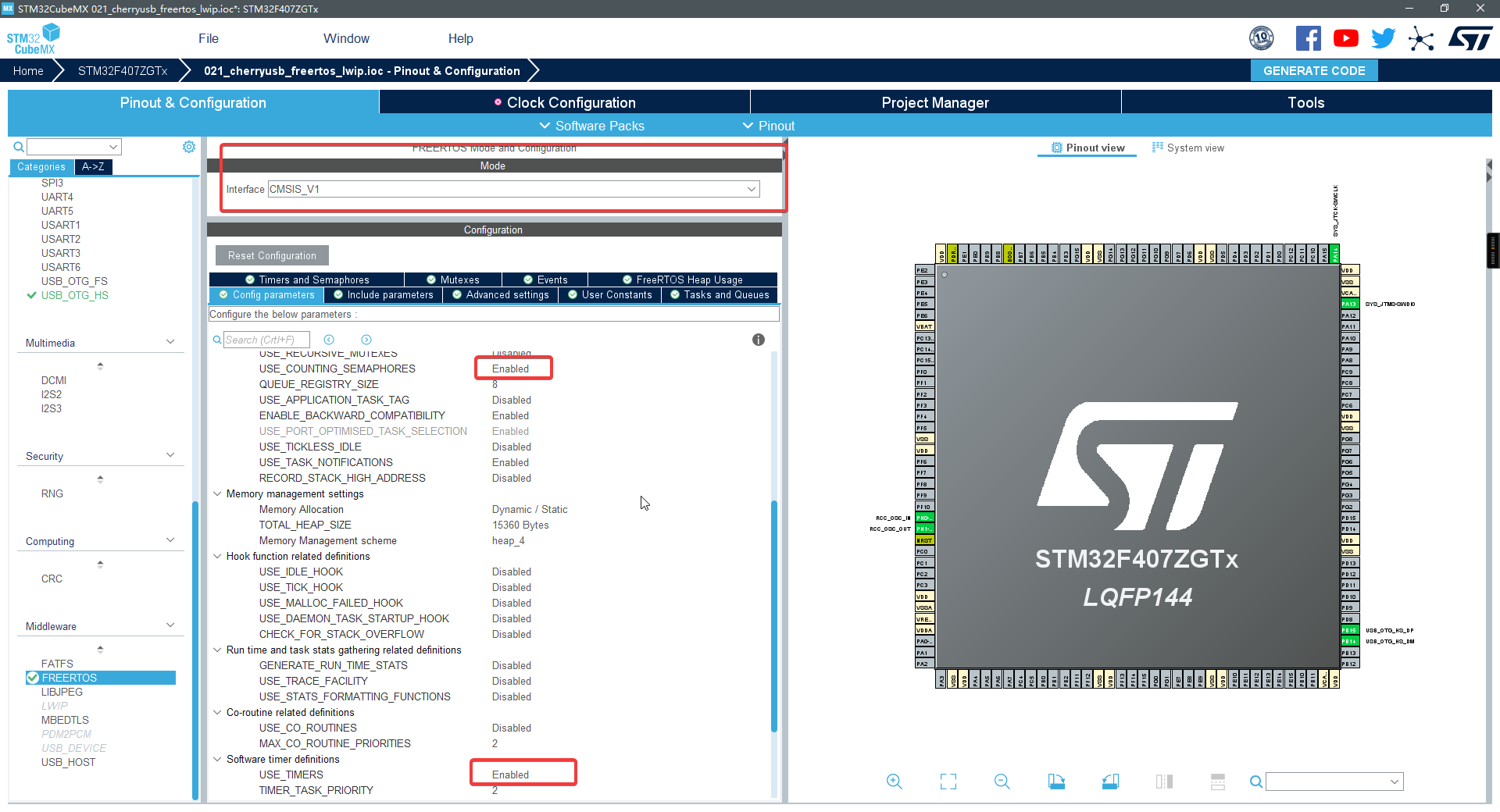 使用chrryusb+freertos+lwip配置stm32F4主机RNDIS流程记录，包含cherryusb配置和lwip配置。-CSDN博客