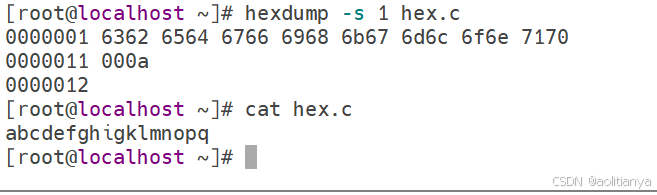 hexdump命令-CSDN博客