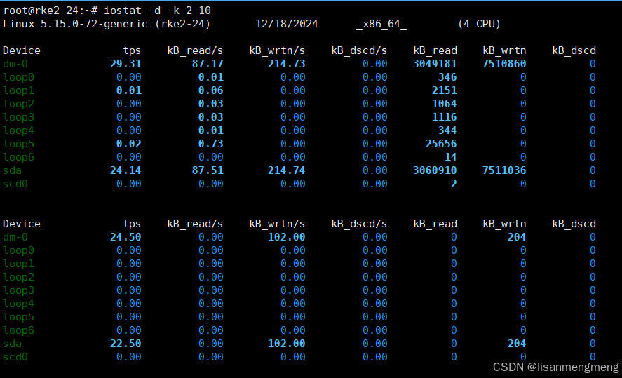iostat 命令使用和案例介绍_iostat查看cpu-CSDN博客