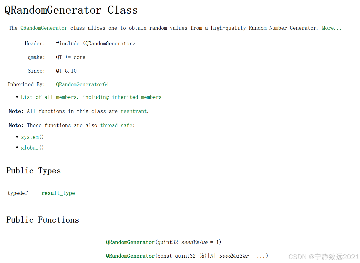 Qt生成随机数详细指南（更现代化的QRandomGenerator类）_qt qrandomgenerator-CSDN博客