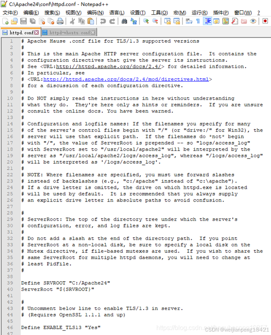 Windows环境下使用不同端口同时安装多个Apache htttpd服务与站点配置（前端项目快速发布）_apache windows-CSDN博客