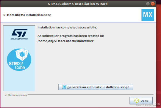 Ubuntu 下 ST 官方软件安装（二） STM32CubeMX 安装_stm32cubemx ubuntu-CSDN博客