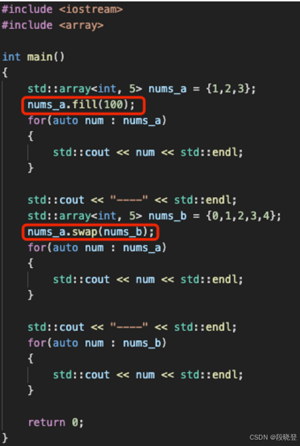 序列式容器之std::array-CSDN博客