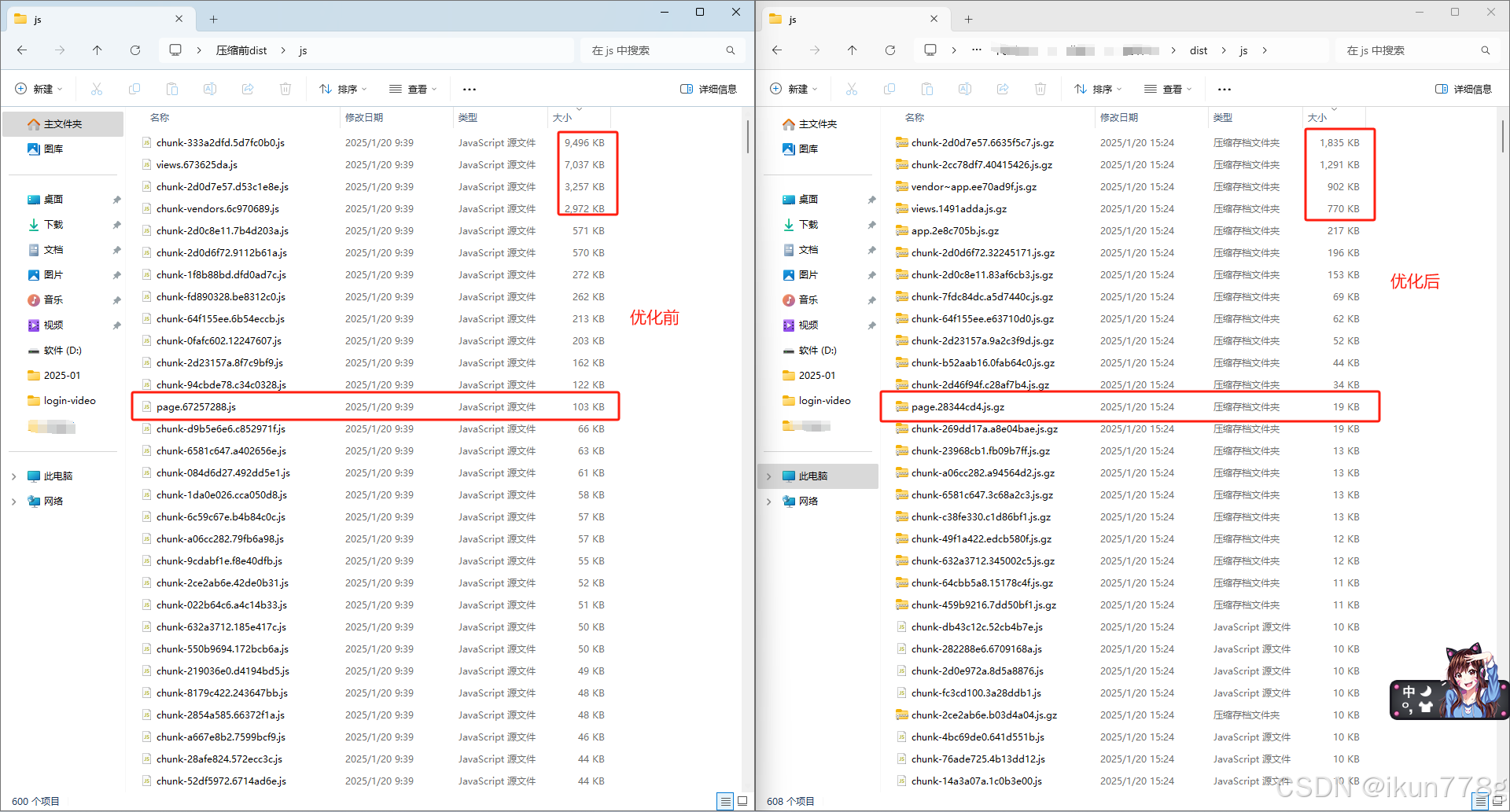 vue2减少打包体积，采用分片打包+gzip压缩（至少优化50%）_vue gzip-CSDN博客