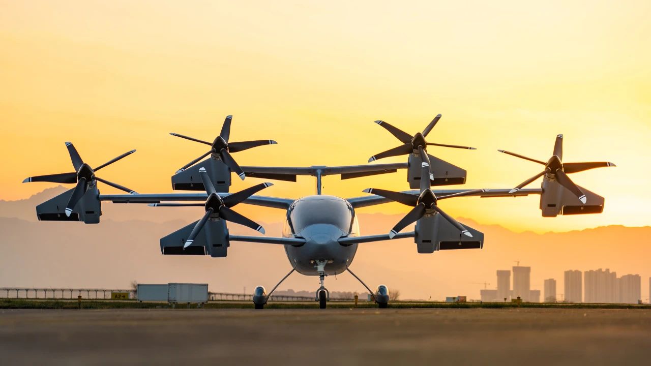 华羽先翔携鸿鹄mark1 eVTOL亮相2025深圳eVTOL展-CSDN博客
