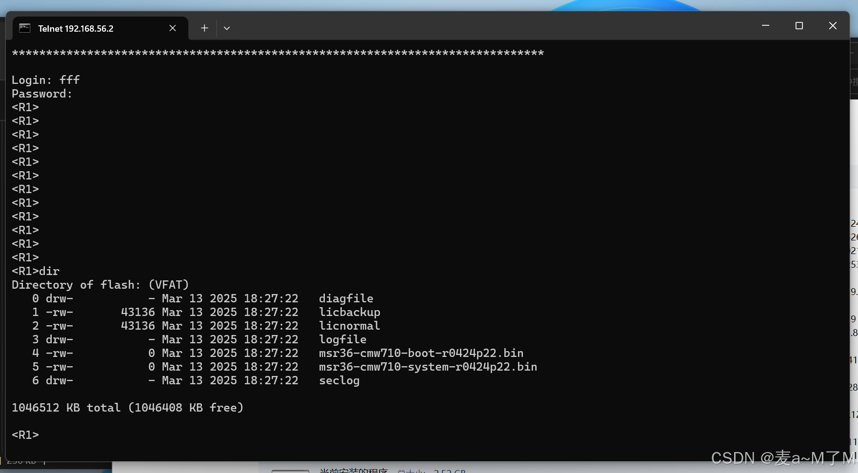 TELNET实验_telnetenable.exe-CSDN博客