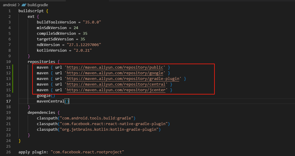 reactnative 解决gradle、Kotlin 下载慢的问题_kotlin-gradle-plugin下载太慢-CSDN博客