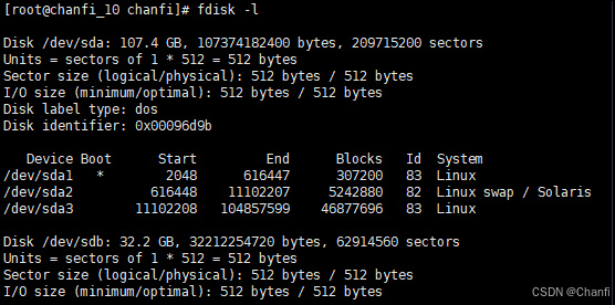 Linux磁盘（centos7）_centos硬盘sda和sdb两个硬盘-CSDN博客
