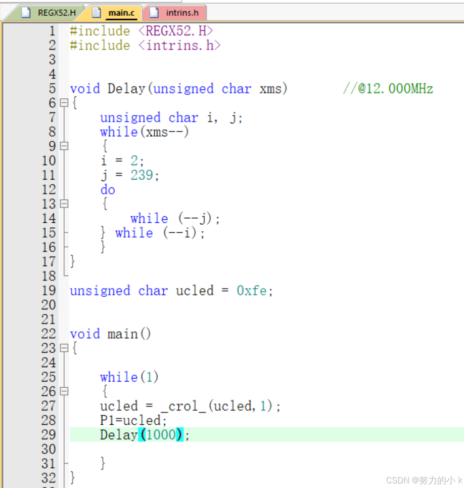 单片机中C语言扫盲_keil中unsigned int-CSDN博客
