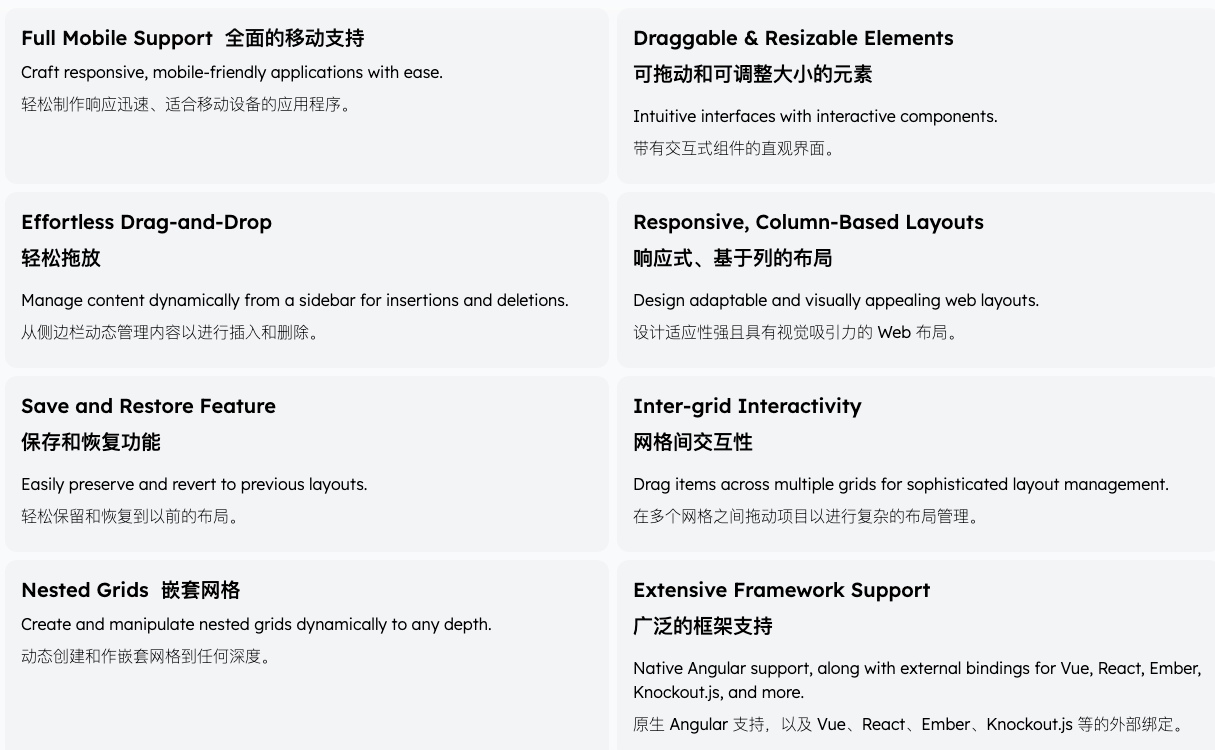 Gridstack.js堪比dnd的拖拽库-CSDN博客