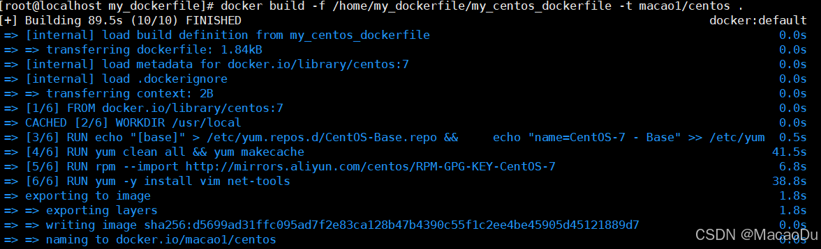 Docker编写Dockerfile时yum命令执行失败_dockerfile run yum install报错-CSDN博客