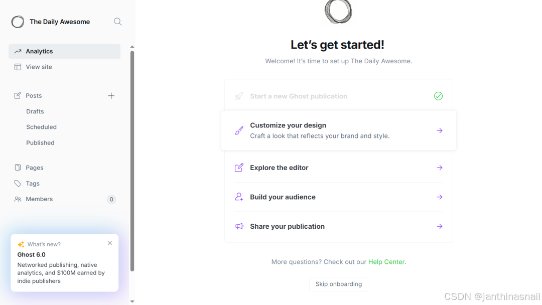 使用Docker安装Ghost博客（Ghost Docker版）_ghost docker安装-CSDN博客