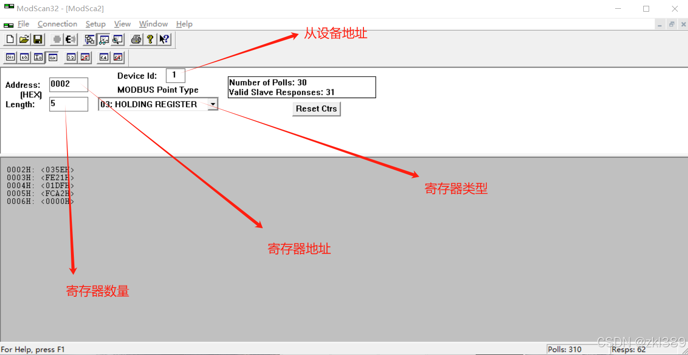 ModScan32 模拟主机使用-CSDN博客
