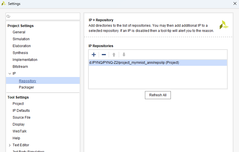 手把手将PYNQ-Z2-mnist IP _incorrect project file syntax. correct syntax is o-CSDN博客