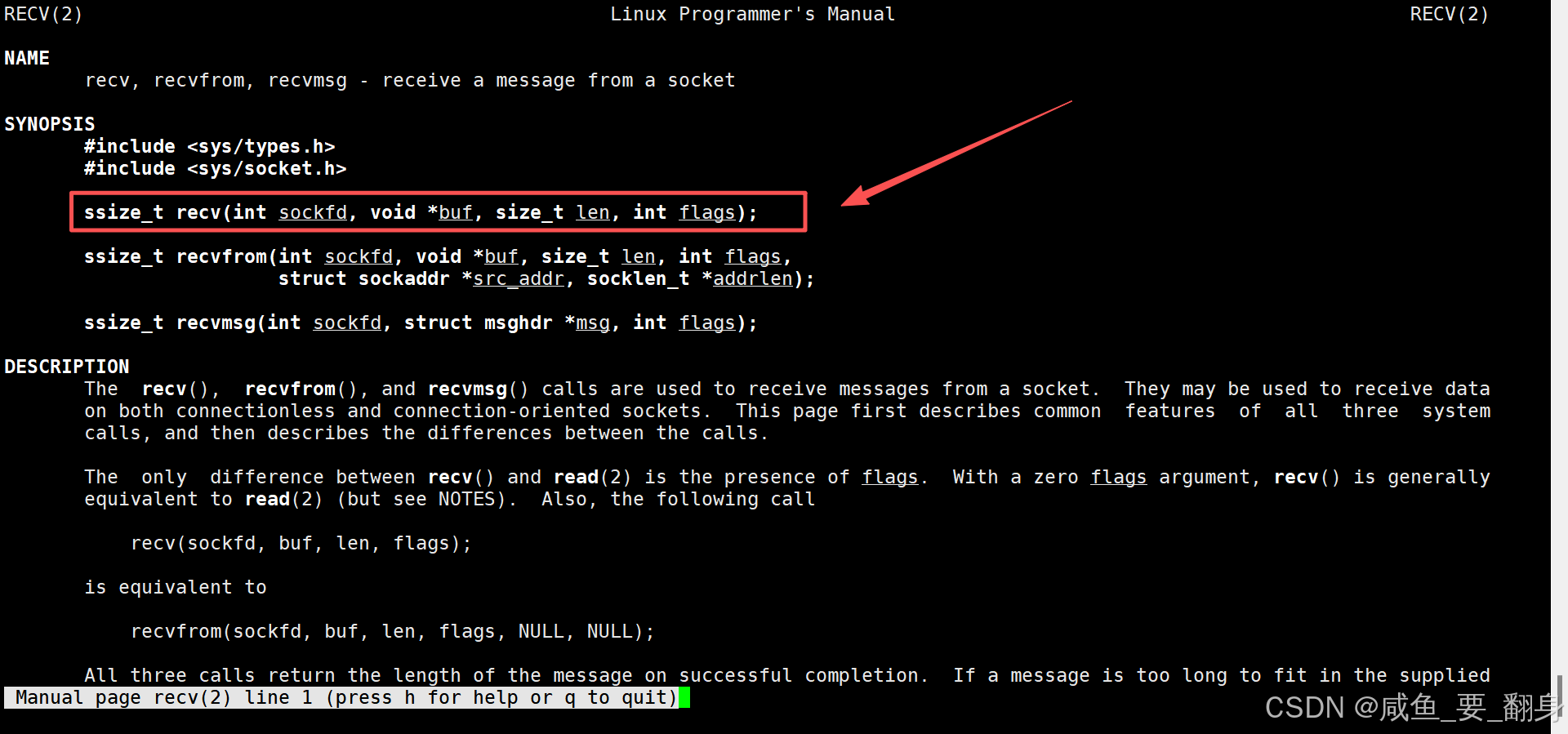 深入理解网络编程核心：send与recv函数-CSDN博客